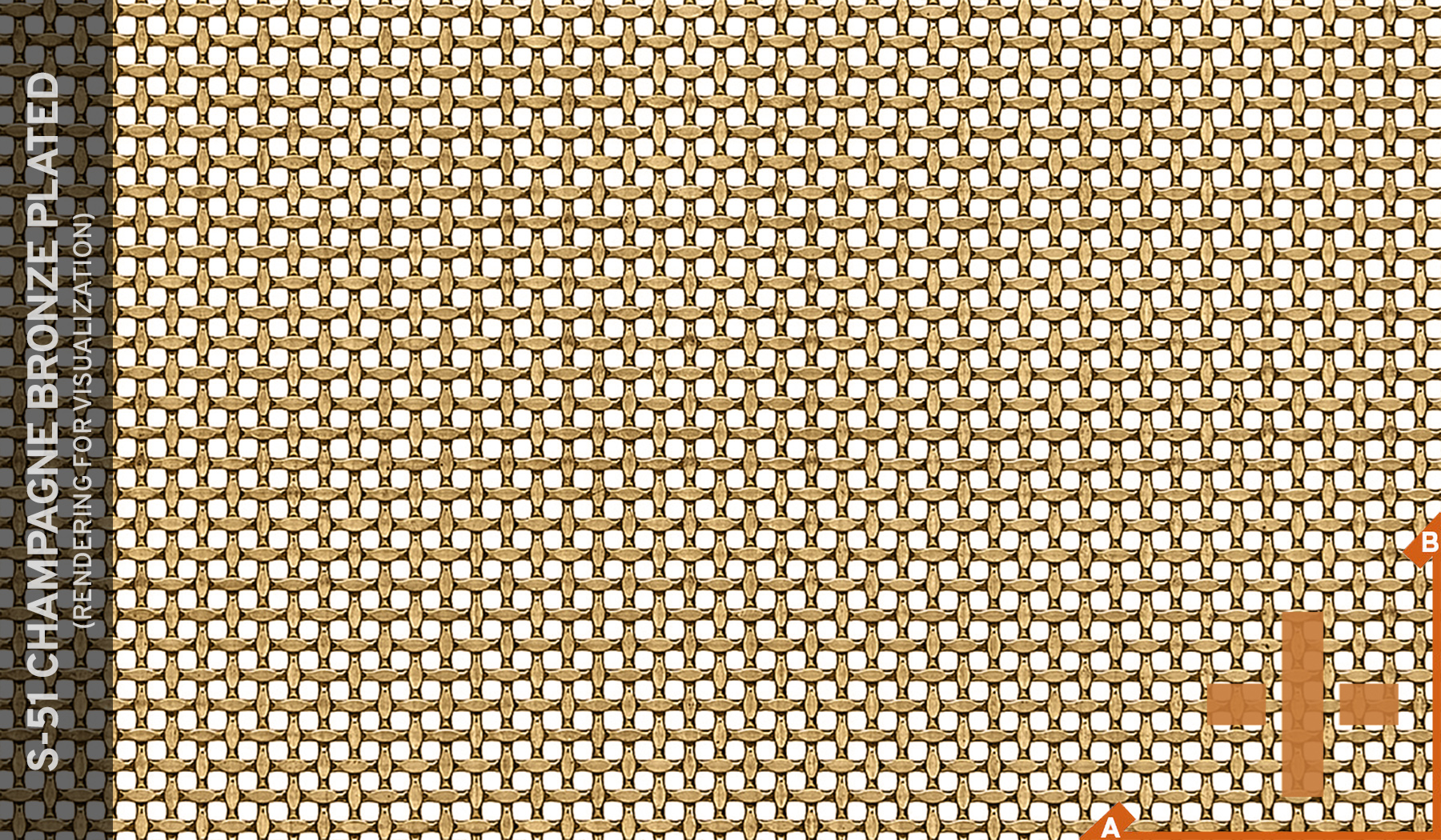 S-51 Architectural Wire Mesh | Banker Wire | Your Wire Mesh Partner