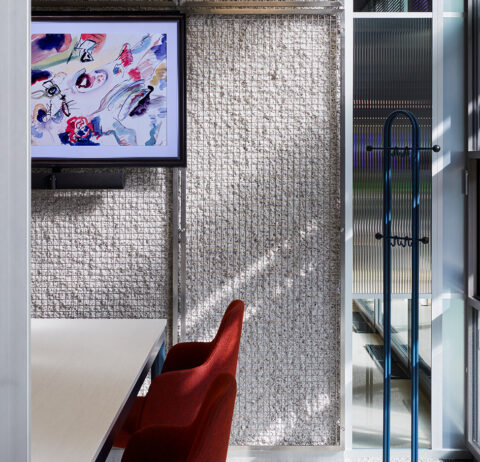 Banker Welded Wire Mesh Inspires Interior Design Wall Cladding