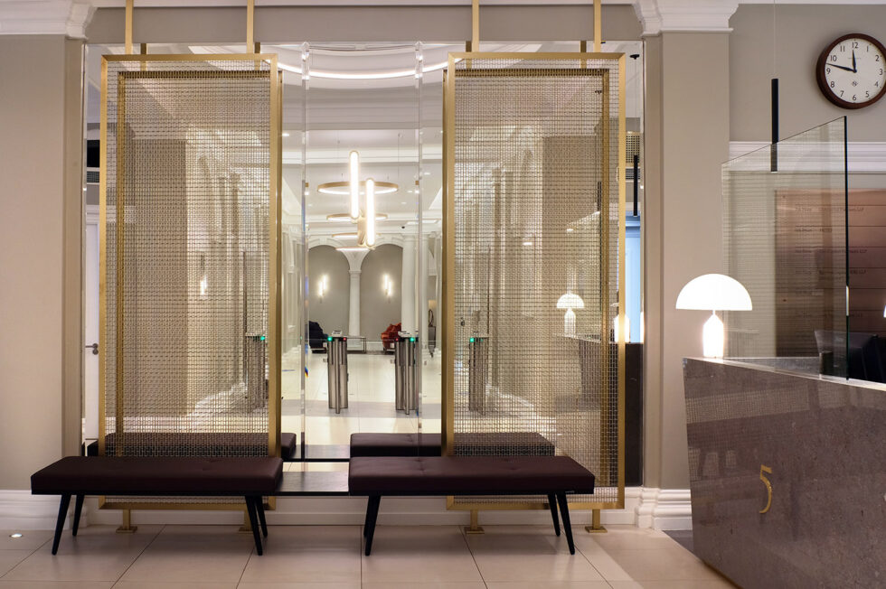 Mesh Space Dividers & Displays | Banker Wire Mesh