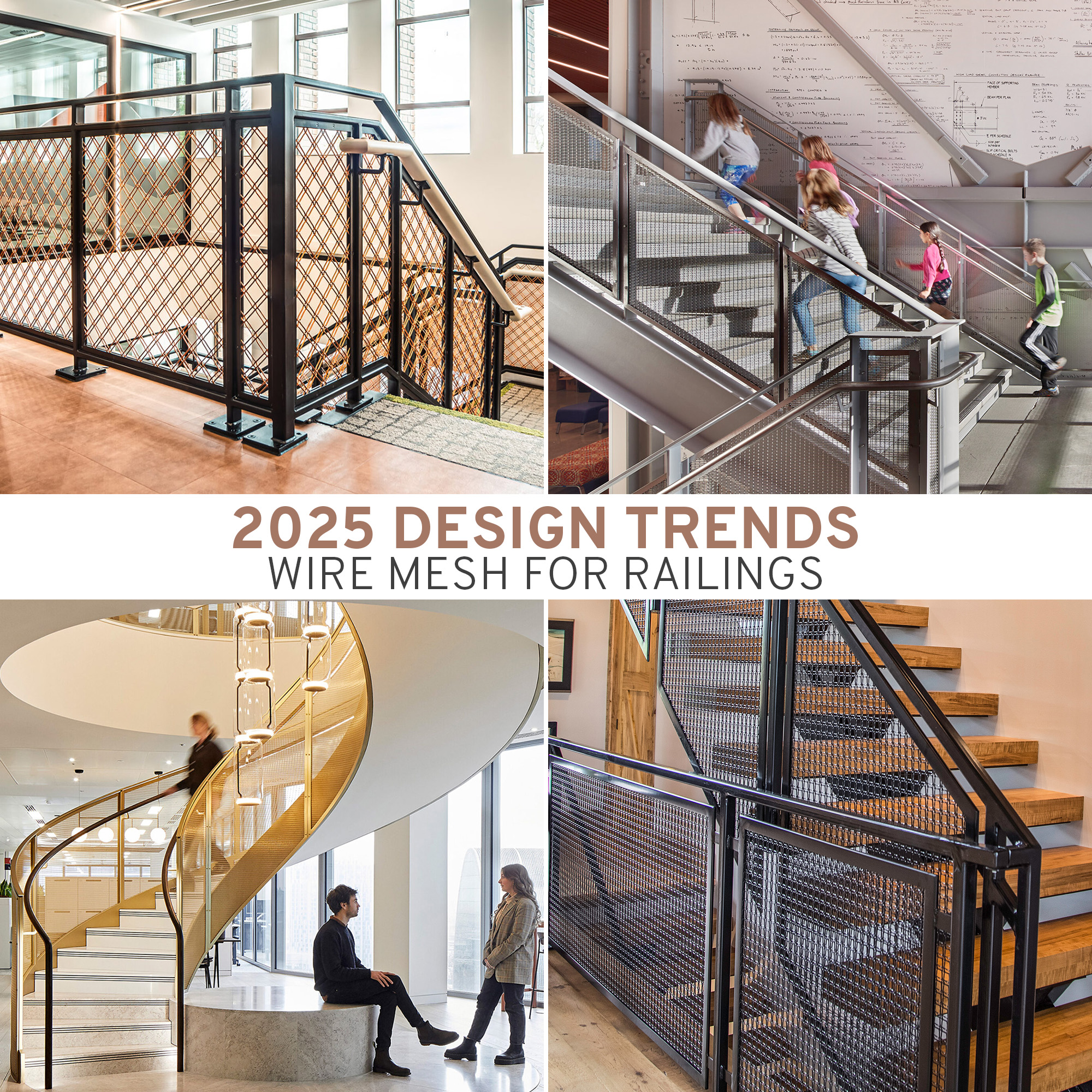 2025 Design Trends - Wire Mesh for Railings Banker Wire